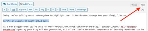 How To HTML Highlight Text In WordPress Gutenberg And Classic In