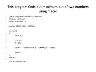 And Operators In C PPT
