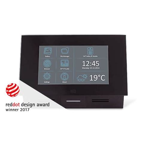 2n Indoor Touch Poe Intercom System Black 91378365 Mwave