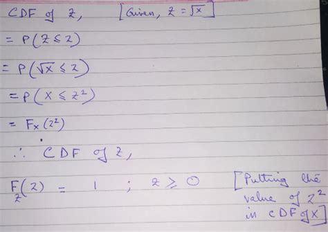 Question 2 If The Random Variable X Has The Following Cumulative