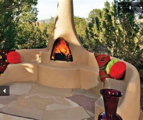 Kiva With Seating Outdoor Fireplace Designs Fireplace Design
