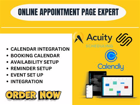 Calendly Acuity Scheduling Square Online Appointment Booking Page