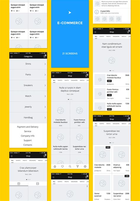 TURBO IOS Wireframe Kit On Behance