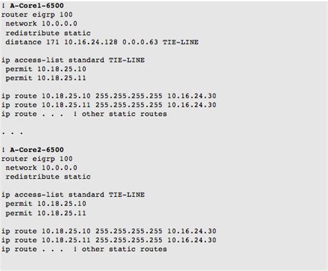 [not] using table maps for eigrp distance on cisco nexus switches