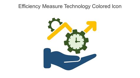 Efficiency Measure Technology Colored Icon In Powerpoint Pptx Png And