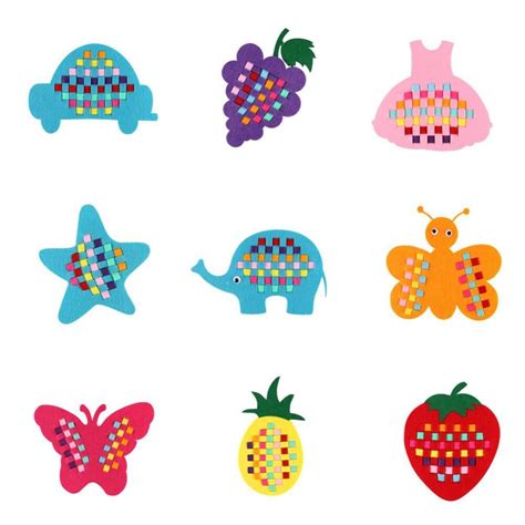 1 Pc Handleiding Diy Weave Doek Vroeg Leren Onderw Grandado