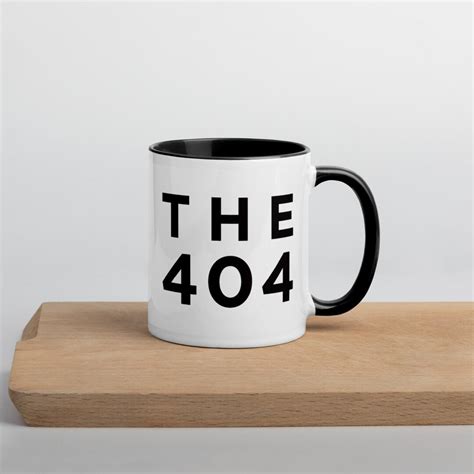 Atlanta Area Code Mug 404 Mug Black And White Ceramic Coffee Cup Atlanta Ts Area Code