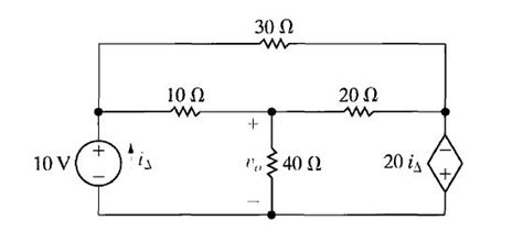 Solved Use The Node Voltage Method To Find V0 In The Circuit