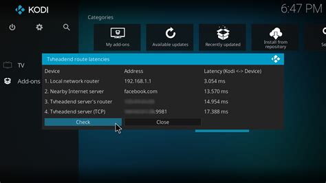 GitHub Iwis Script Service Tvheadend Route Latencies Tvheadend Route Latencies Add On For