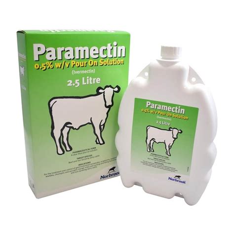 Paramectin Pour On Wormer For Cattle Cheshire Uk