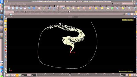 Houdini - particles along curve - YouTube