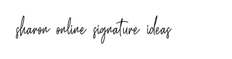 81 Sharon Online Signature Ideas Name Signature Style Ideas Unique
