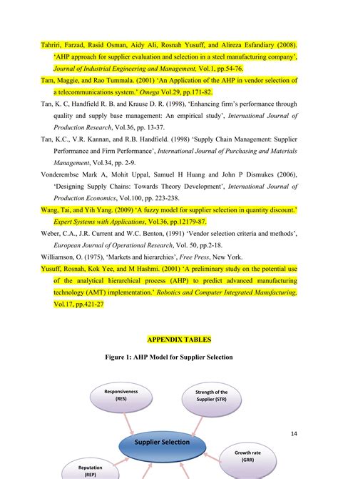 Designing A Computational Tool For Supplier Selection Using Analytical