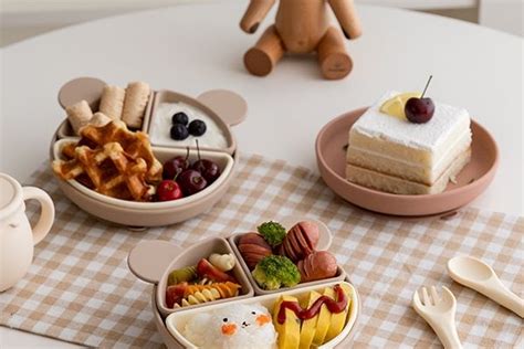 이유식기 유아 아기식판 곰돌이 디바이더 실리콘 흡착식판 2colors 오늘의집 쇼핑 이유식기 유아 아기식판 곰돌이 디바이더 실리콘 흡착식판 2colors 오늘의집 쇼핑