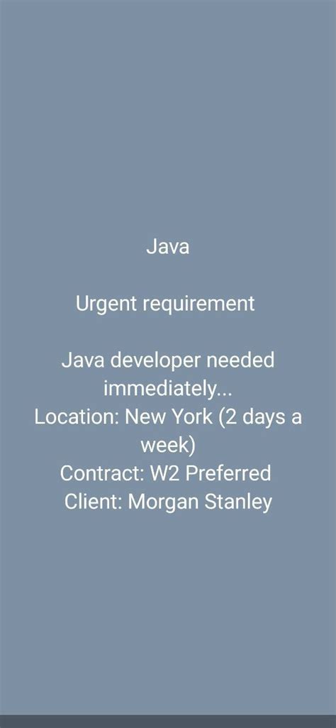 Midde Lalitha On Linkedin Hello Everyone We Have A Requriment In