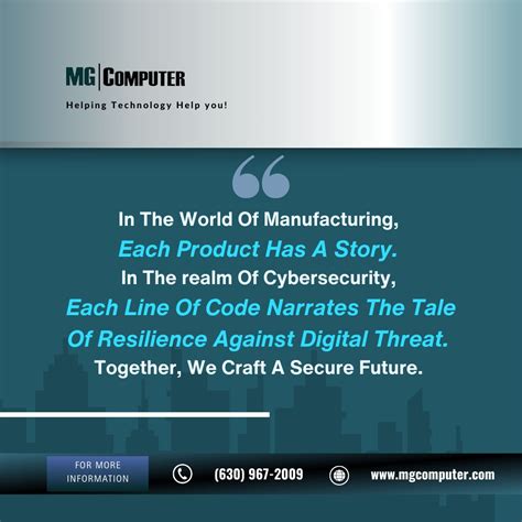 Mg Computer Inc On Linkedin Cyberresilience Manufacturing Cybersure Cybersecurity Itsupport…