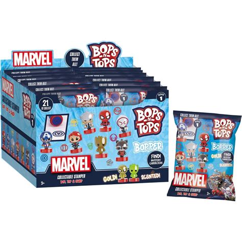 Razítka Marvel Bops Maxíkovy Hračky