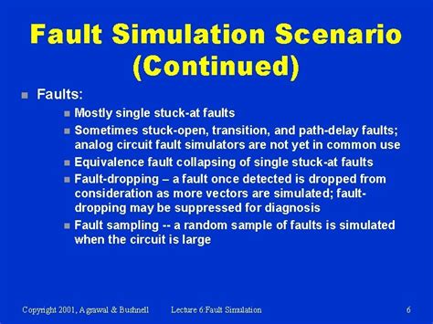Vlsi Testing Lecture 6 Fault Simulation Dr Vishwani