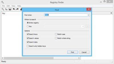 How To Search Windows Registry Keys Values And Settings