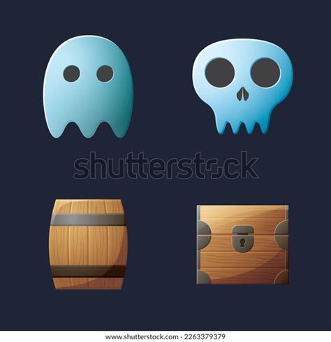Game Ui Assets Set Gaming User Stock Vector Royalty Free 2263379379 Shutterstock