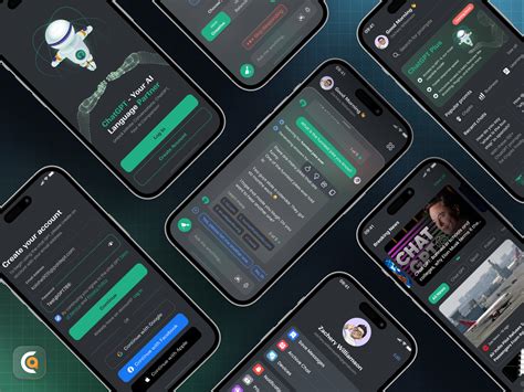 ai chatbot light and dark theme figma