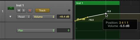 Add And Adjust Automation Points Logic Pro X Help