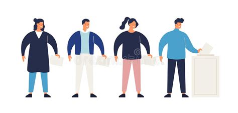 Queue Voting Stock Illustrations 233 Queue Voting Stock Illustrations