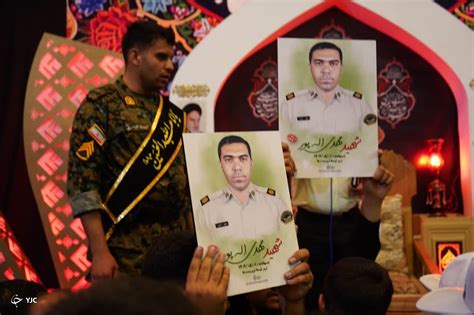 مراسم وداع و تشییع پیکر شهید الله‌پور در حرم شاهچراغ تصاویر