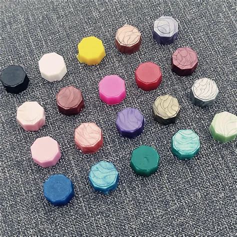 레트로 팔각형 스탬핑 씰링 왁스 비즈 봉투 문서 청첩장 장식 용품 100 개로트스탬프 Aliexpress