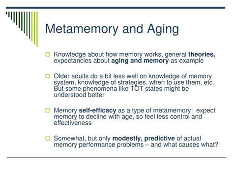 Ppt Memory Performance And Aging Powerpoint Presentation Free