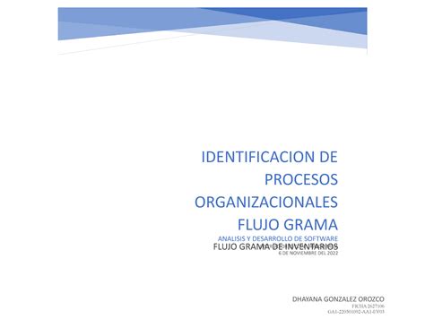 Diagrama DE Flujo ANALISIS Y DESARROLLO DE SOFTWARE INSTRUCTOR EVELYN URREGO MEJA DE