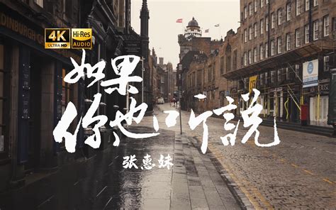 【4k Hi Res】如果你也听说张惠妹 想到你想起我 胸口依然温热 你去巴黎我在北京 你去巴黎我在北京 哔哩哔哩视频