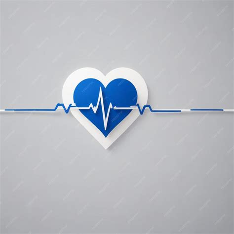 rhythmic heartbeat a visual illustration of a heartbeat waveform