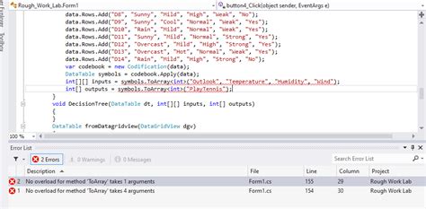 Datatable First Row To 2d Array C Stack Overflow