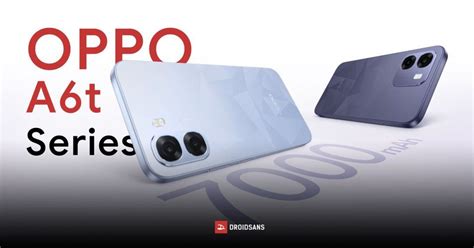 ราคาไทย Oppo A6t และ A6t Pro มือถือตัวจบ แบตอึดข้ามวัน ตัวเครื่องทนทาน