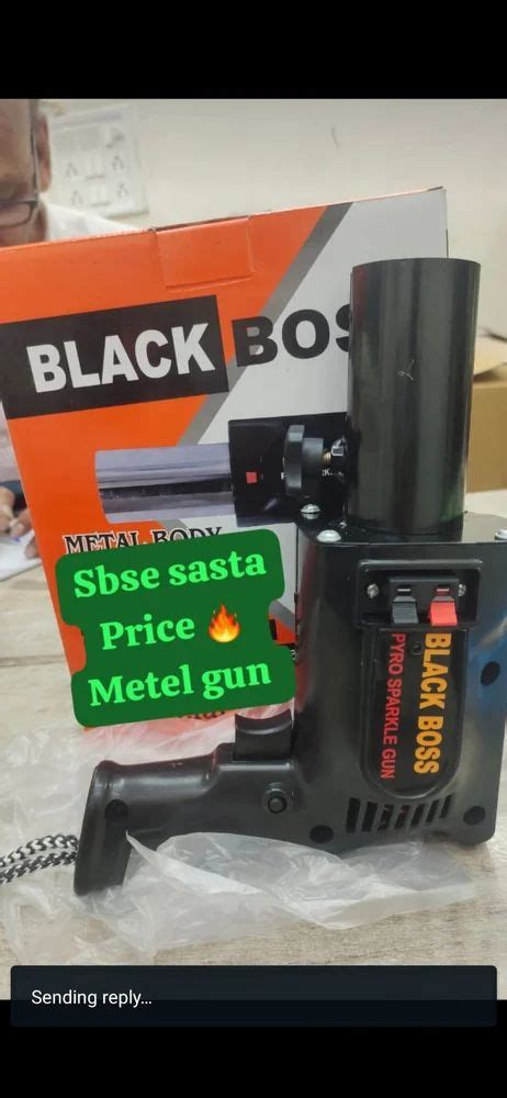 Black Sparkle Gun at ₹ 120/piece in New Delhi | ID: 2852773696788