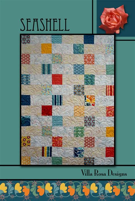 Villa Rosa Seashell Quilt Pattern 123stitch