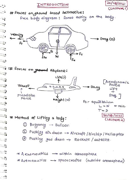Lecture Notes Elements Of Aerospace Engineering Pdf