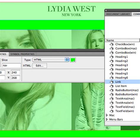 Export Css And Html Using Adobe Fireworks Cs4 Drupal Ontwikkeling