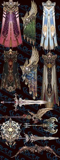 游戏原画cg设定资源角色场景概念素材天堂2最全收集人物psd合集 花瓣网