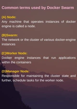 Kubernetes Vs Docker Swarm Comparing The Best Container Orchestration Tool In Pdf