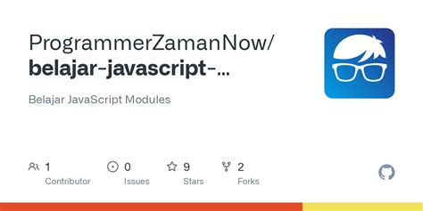 Github Programmerzamannowbelajar Javascript Modules Belajar
