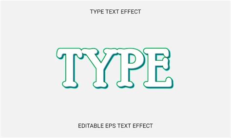 premium vector editable text style effect type text style theme