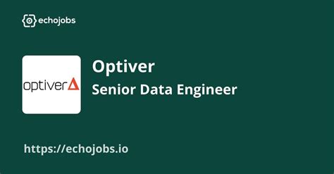 Optiver Is Hiring Senior Data Engineer Python Pandas Numpy R