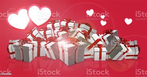 하트 및 기프트 박스 3d 렌더 디자인 0명에 대한 스톡 사진 및 기타 이미지 0명 3차원 형태 낮 Istock