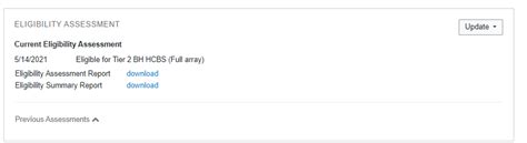 Adult Behavioral Health Home And Community Based Services HCBS Eligibility Assessment Claims FCM