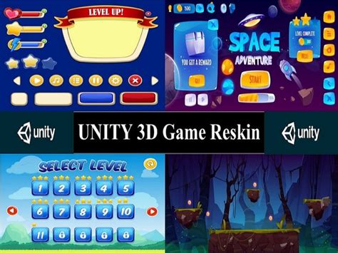 a unity 2d 3d game reskinned with complete new look upwork