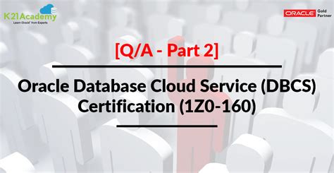 [qa]oracle database cloud service dbcs certification 1z0 160 part 2