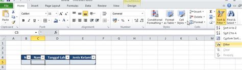 Cara Membuat Border Otomatis Di Ms Excel Dengan Mudah