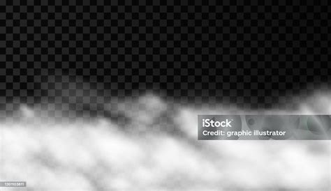 흰색 연기 또는 안개 벡터 배경입니다 격리된 미스트 투명 효과 스팀 텍스처 일러스트레이션 분말 폭발 개념 가루눈에 대한 스톡 벡터 아트 및 기타 이미지 Istock